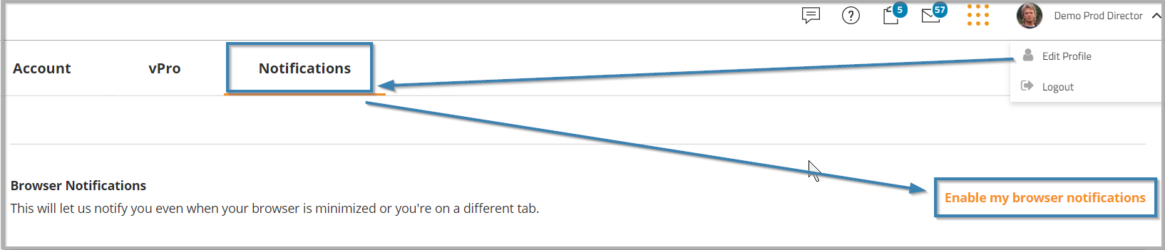 Browser Toaster Notifications